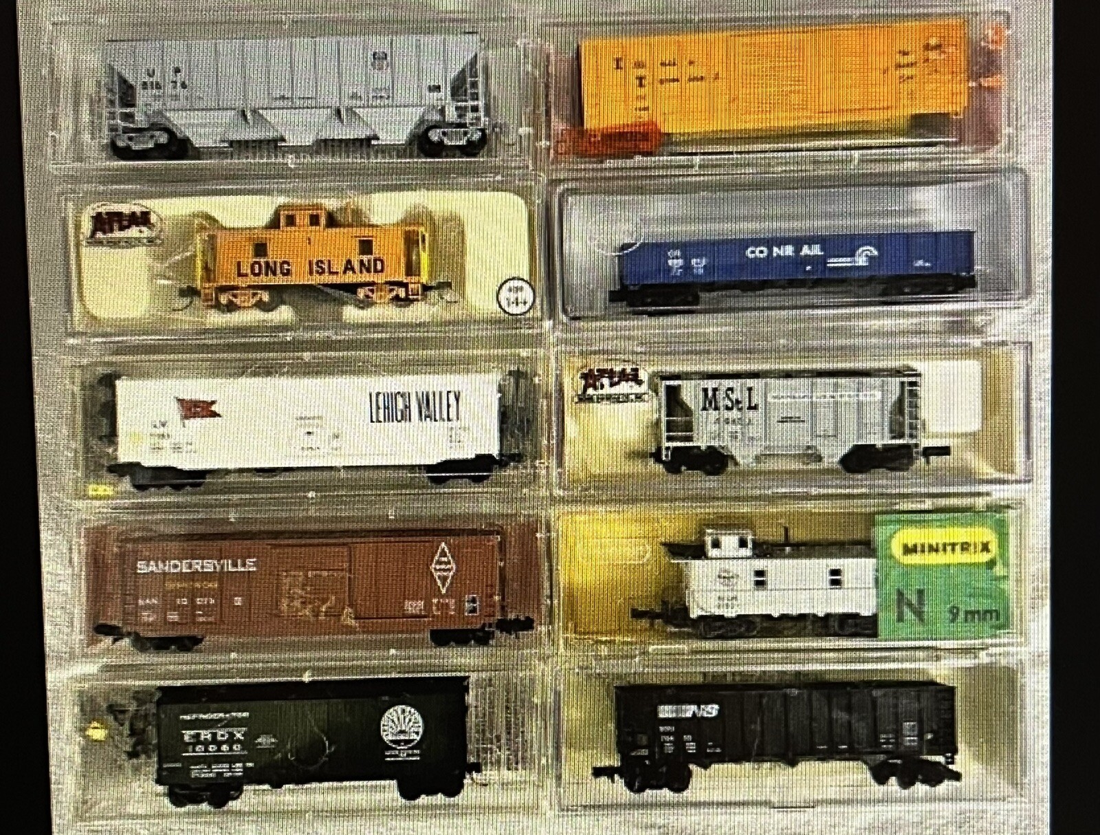 LOT OF 10 N GAUGE TRAINS, ATLAS, MICRO TRAINS, MINI TRIX, ETC. | eBay