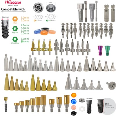 US Hiossen osstem Hex platform fits Regular/Mini Locator/Healing ...