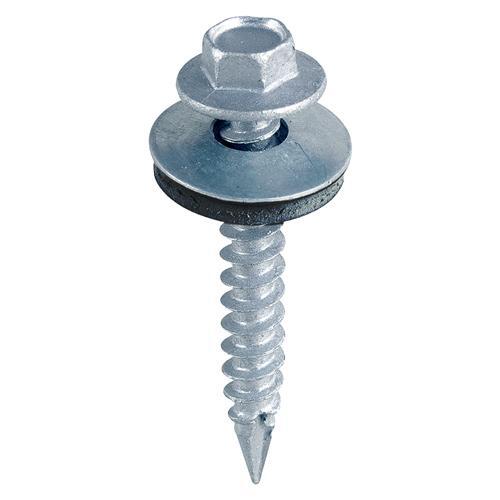 TEK ROOFING SCREWS HEX HEAD WITH SEALING WASHER FIXING TO TIMBER 6.3mm ...