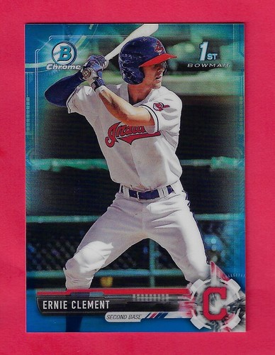 2017 Bowman Draft - Chrome Blue Refractor #BDC-88 Ernie Clement /150 ...