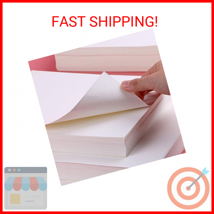 Sadaunbe 50 Sheets Watercolor Paper Cotton 140LB/300GSM Thick Off-White ...