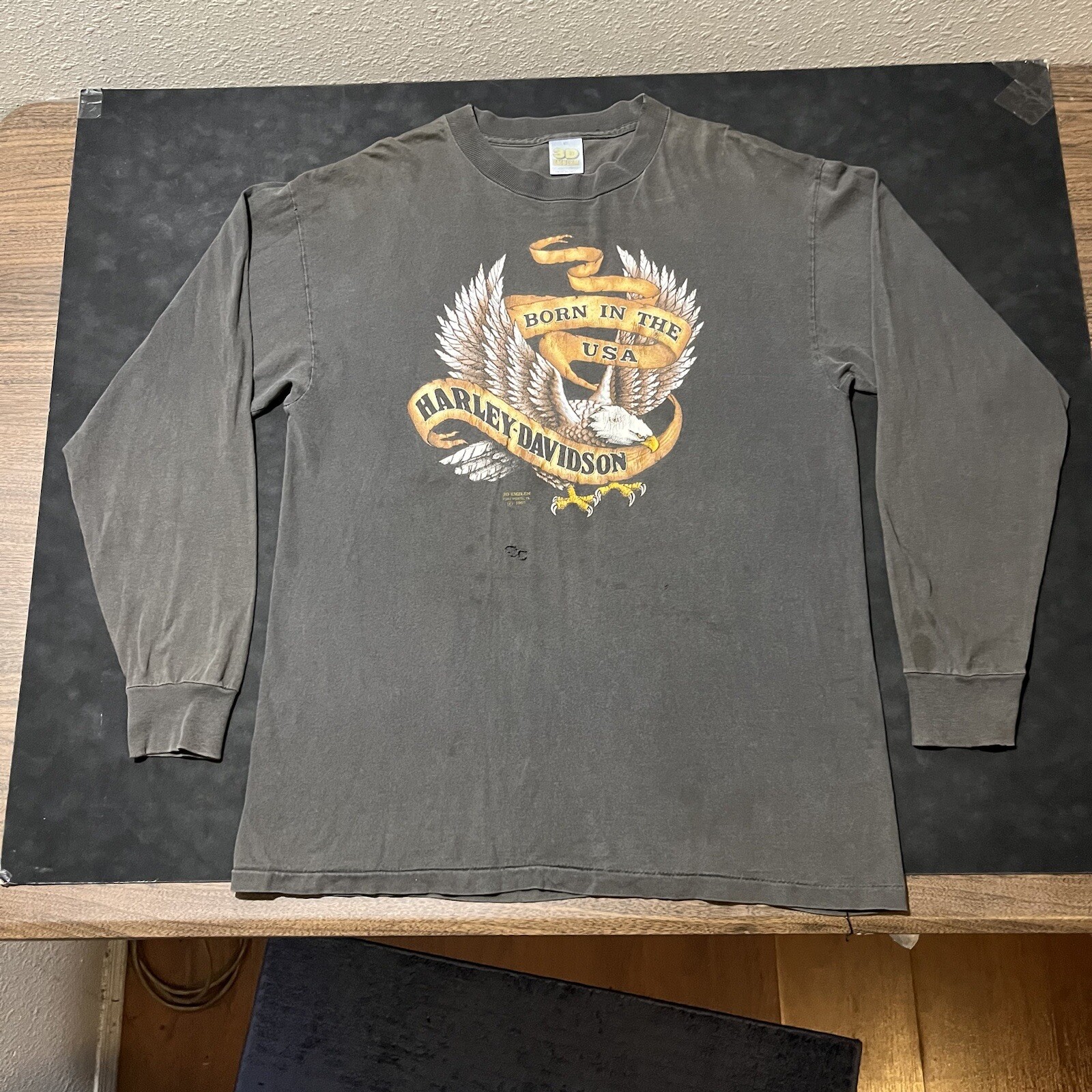 Harley Davidson 3D Emblem Vintage Screaming Eagle XL … - Gem