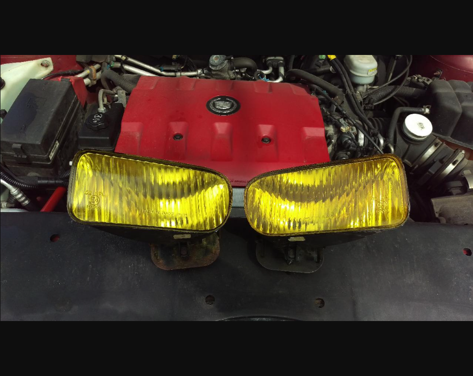 Amber Headlights Yellow Spray Paint Bumper Lights Fog Lights Bright ...