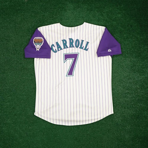Corbin Carroll 2001 Arizona Diamondbacks Men's Alternate Ivory ...