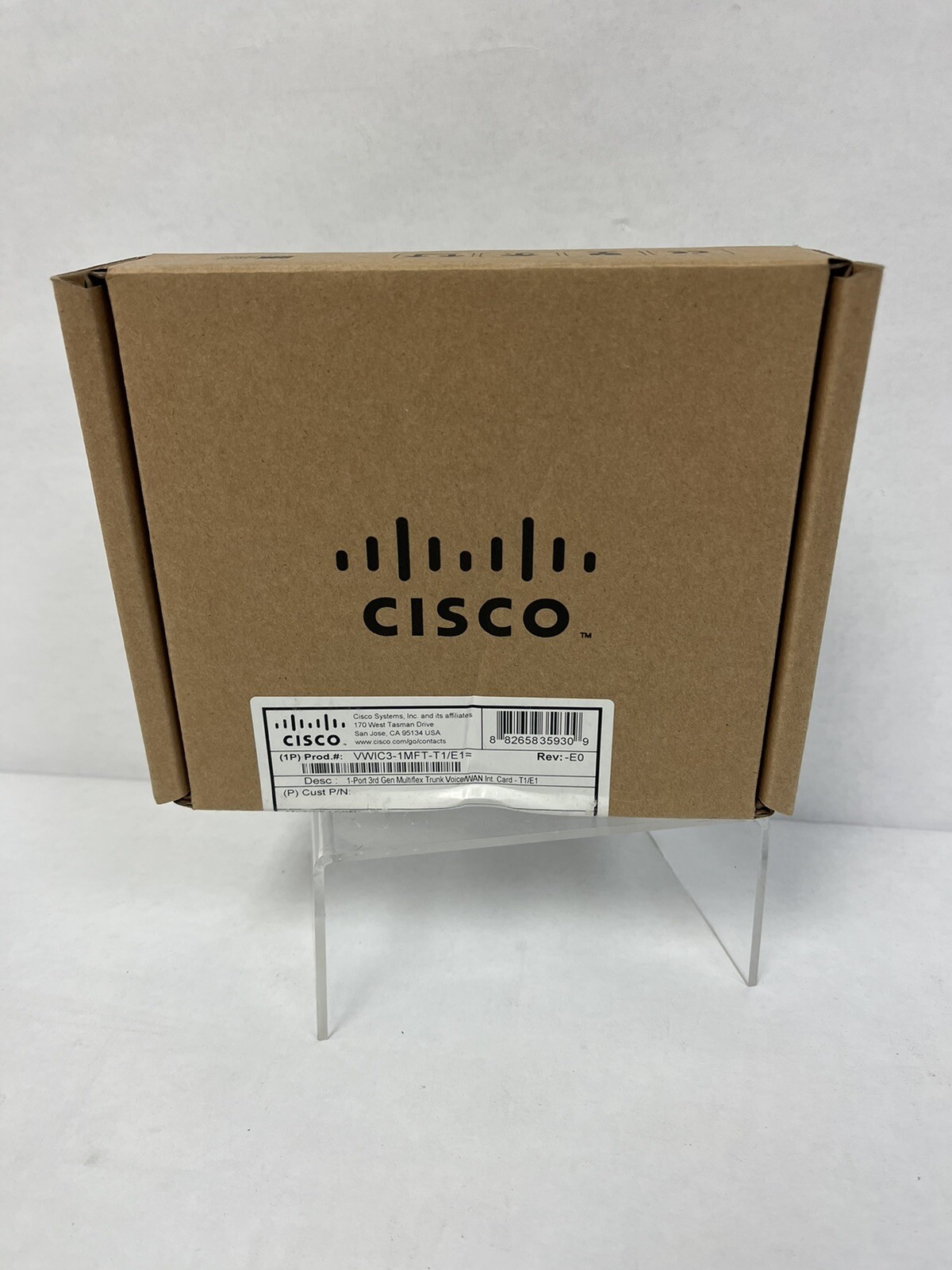 VWIC3-1MFT-T1/E1 Cisco 1-Port Multiflex Voice and WAN Interface Card 73 ...