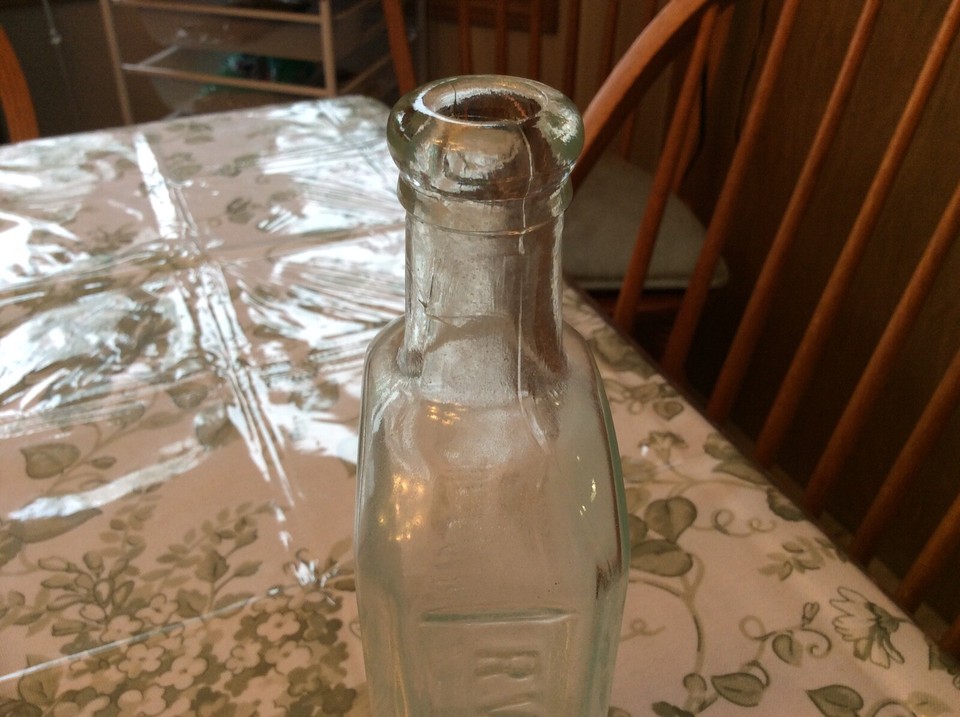 large early antique NY medicine bottle - R. V. Pierce, MD. Buffalo N.Y ...