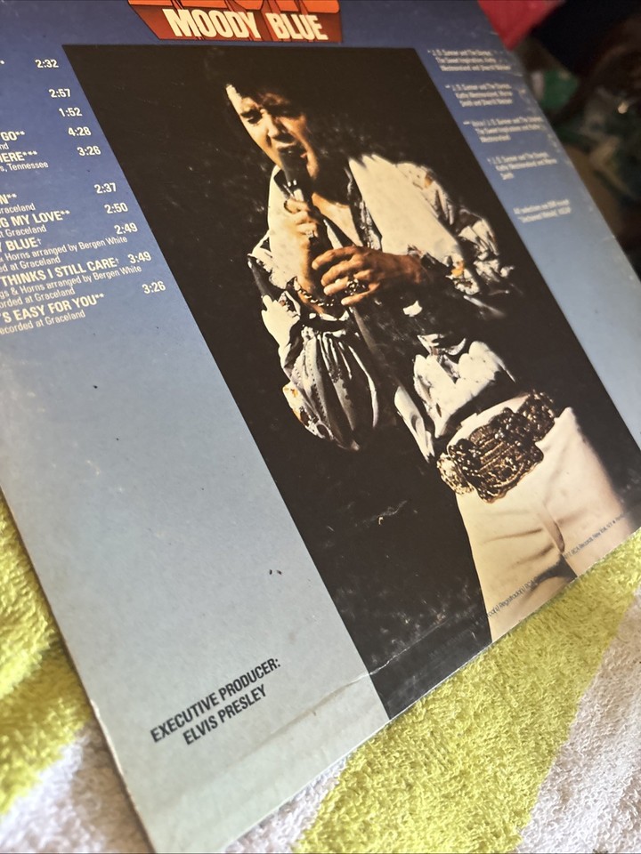 Lp RARE ELVIS Moody Blues 1st Press Black Vinyl RCA AFL1-2428 1S 1S Insert VG++ | eBay