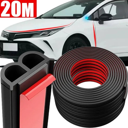 B Shape Car Rubber Seals Sticker Sound Insulation Sealing Protector ...
