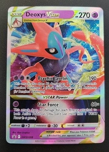 Deoxys VSTAR SWSH268 - SWSH: Black Star Promo - Pokémon TCG UNGRADED | eBay