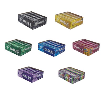 Halls Black Extra Strong Menthol Halls Negras Mexicanas 12 Pc Net 11oz ...
