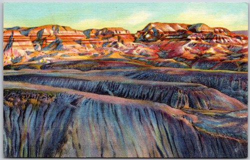 Evening Shadows Painted Desert Blue Forest Arizona Sunset Rainy Season ...