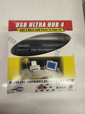 ADS Technologies USB Ultra Hub 4 Ports in the box | eBay
