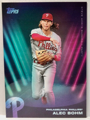 2022 Topps X Steve Aoki Baseball Party # 122 Alec Bohm - Philadelphia ...