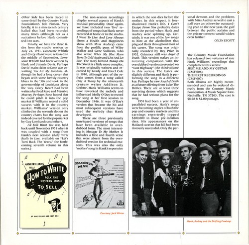 Hank Williams - Hey, Good Lookin' : December 1950 - July 1951 (2xLP ...