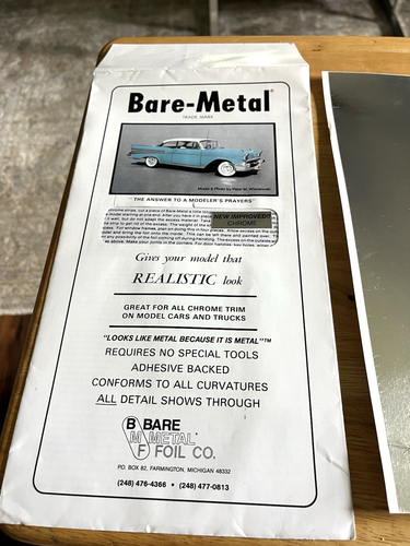 Chrome and Gold decal sheets model and slot cars Autographic's & Bare ...