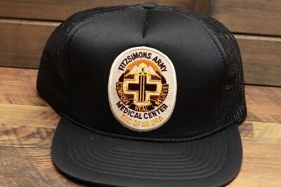 Fitzsimons Army Medical Center Patched Snapback Foam Trucker Hat ...