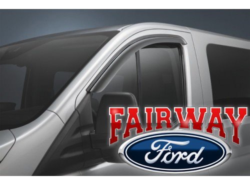 15 thru 19 Transit Low Roof OEM Ford Side Window Deflector Rain Guard ...