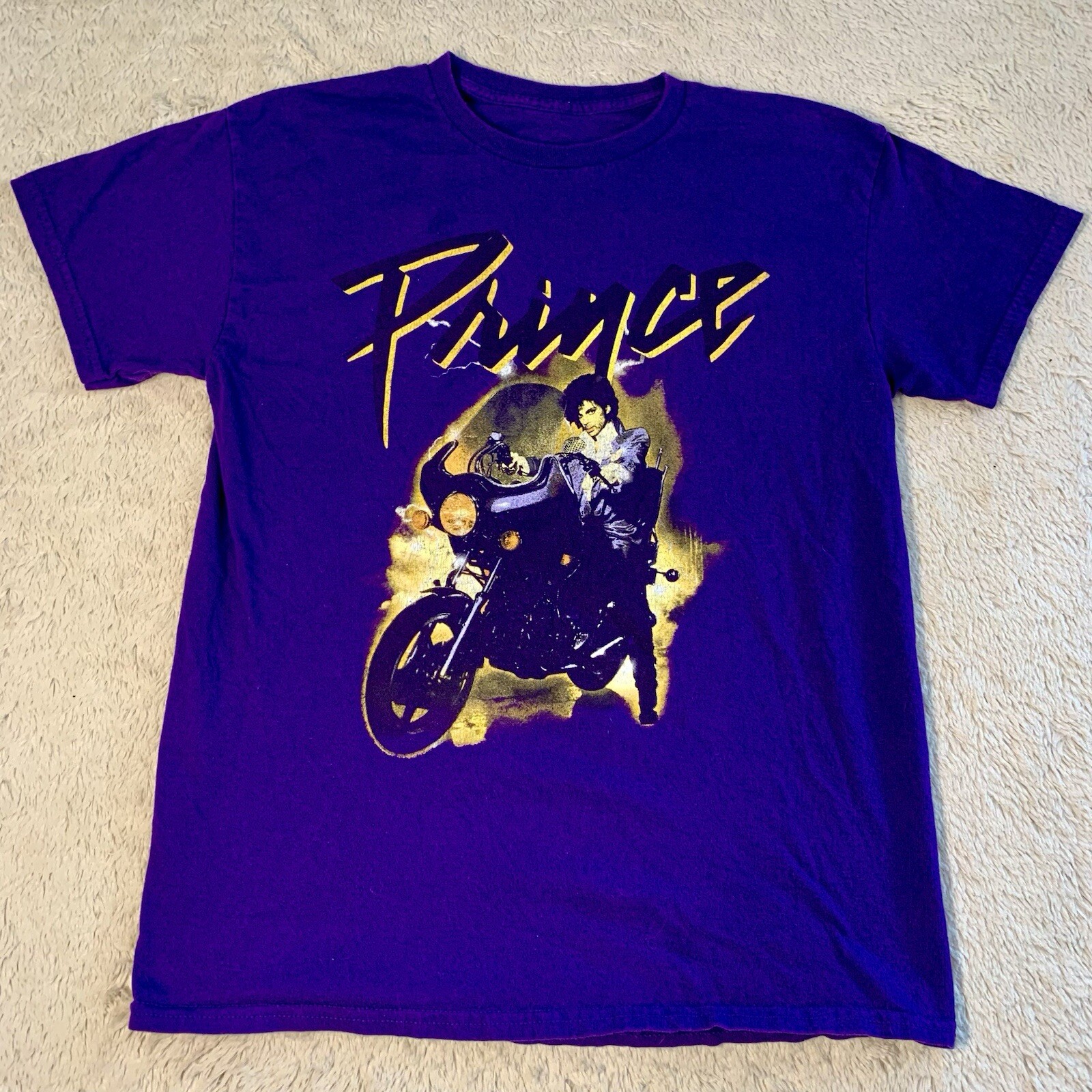 Vintage Prince Purple Rain Motorcycle Album Cover T S… - Gem