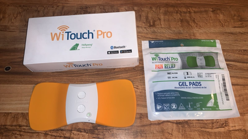 WiTouch Pro TENS Unit for Back Pain Relief, Limited Edition Orange ...