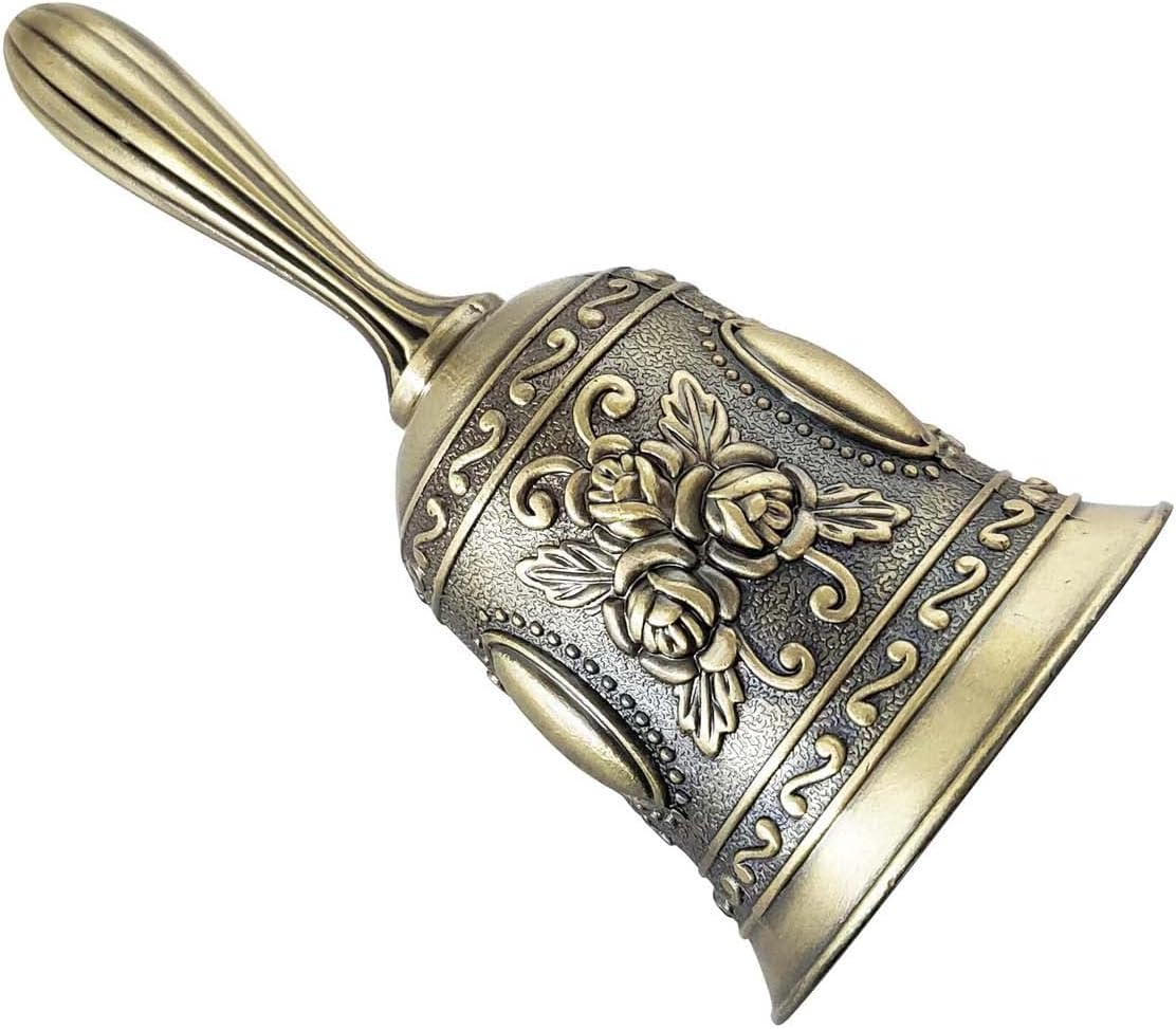 1 Pack Hand Held Bell, Metail Dinner Bell Wedding Bells, Service Bell ...