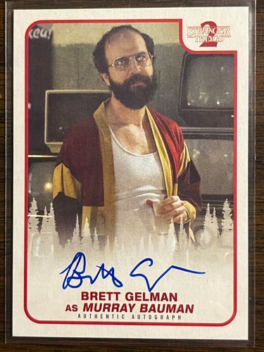 2019 Topps Stranger Things 2 #A-BA Brett Gelman Murray Bauman AUTO ...