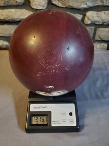 EBONITE GYRO PRO 14 LB DEEP RED BOWLING BALL - THIS BALL HAS BEEN ...