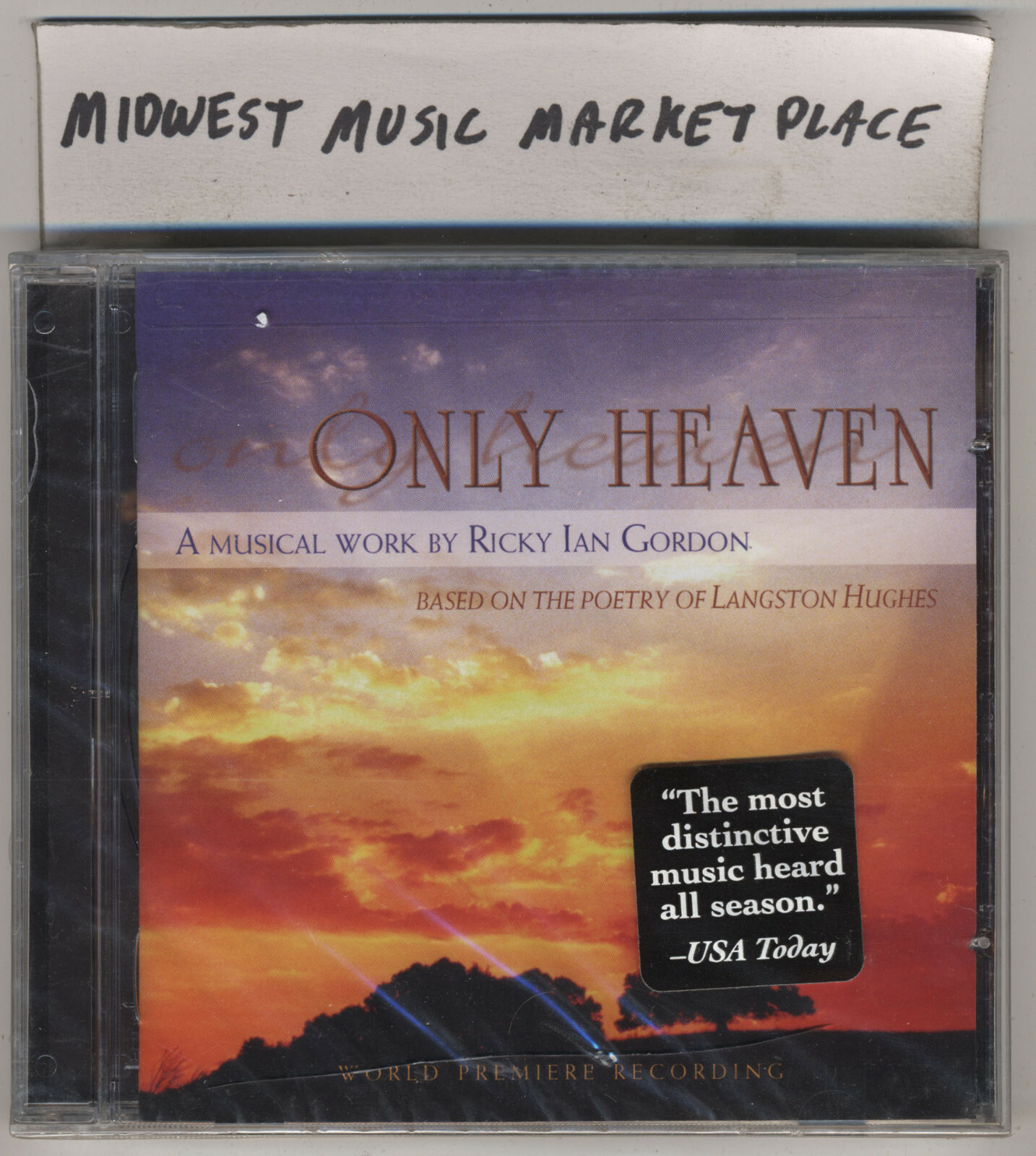 Only Heaven by Ricky Ian Gordon (Composer) (CD, Oct-2002, Image ...