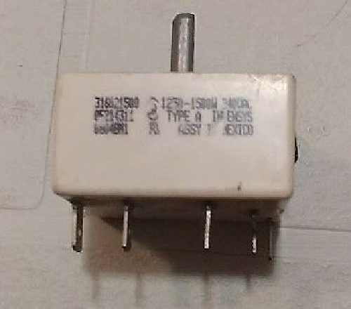 Frigidaire 316021500 Range Infinite Surface Unit Burner Switch 240v ...