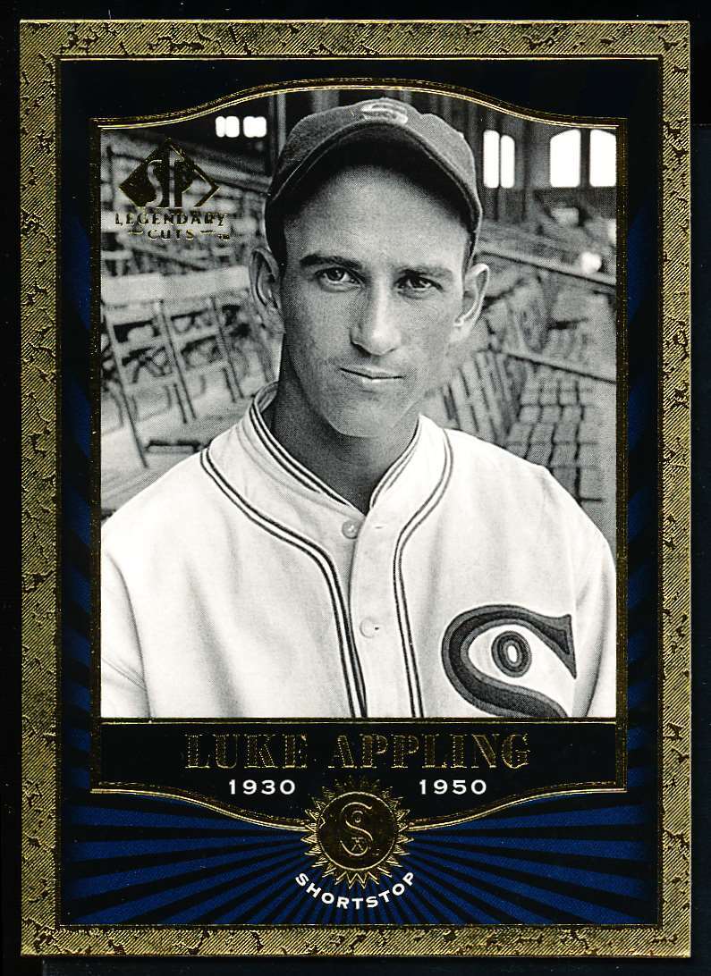 Luke Appling 2001 SP Legendary Cuts Card# 74 | eBay