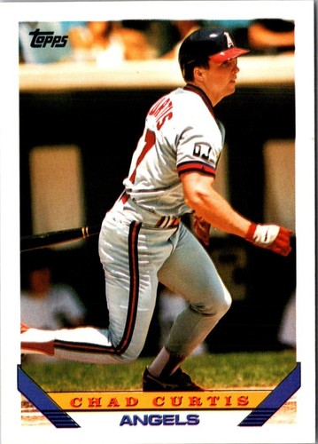 1993 Topps Chad Curtis #699 California Angels Baseball Card | eBay