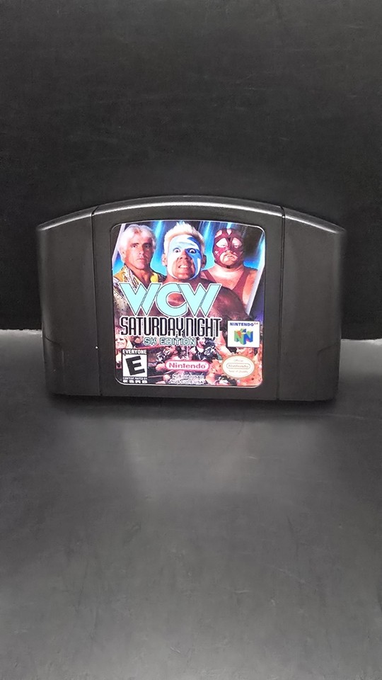 WCW Saturday Night SK Edition Wrestling Game N64 WWF No Mercy Nintendo ...