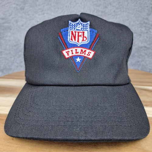 Vintage NFL Films Hat Cap Snap Back Black Shield Logo K Products NFL ...