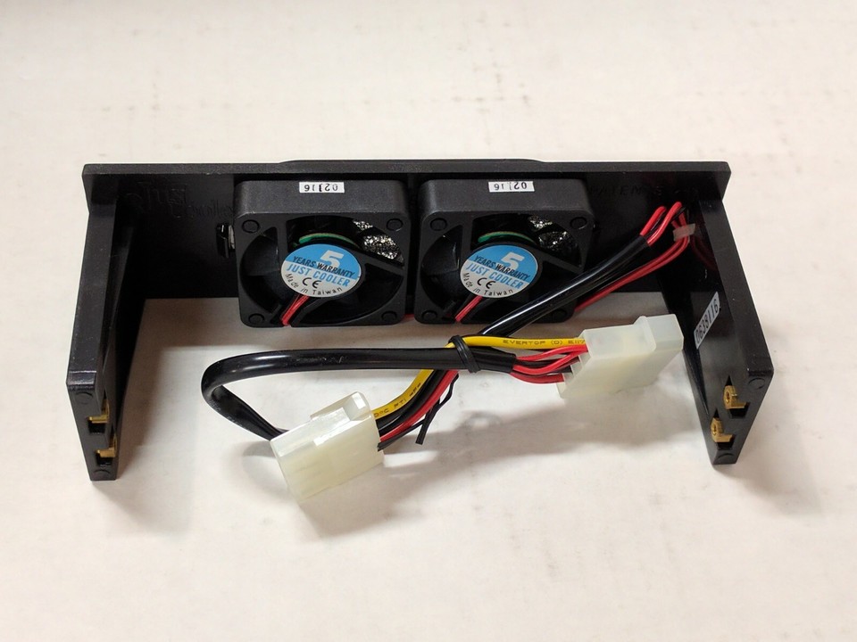 5.25" Front panel cover with fans, New !!! | eBay