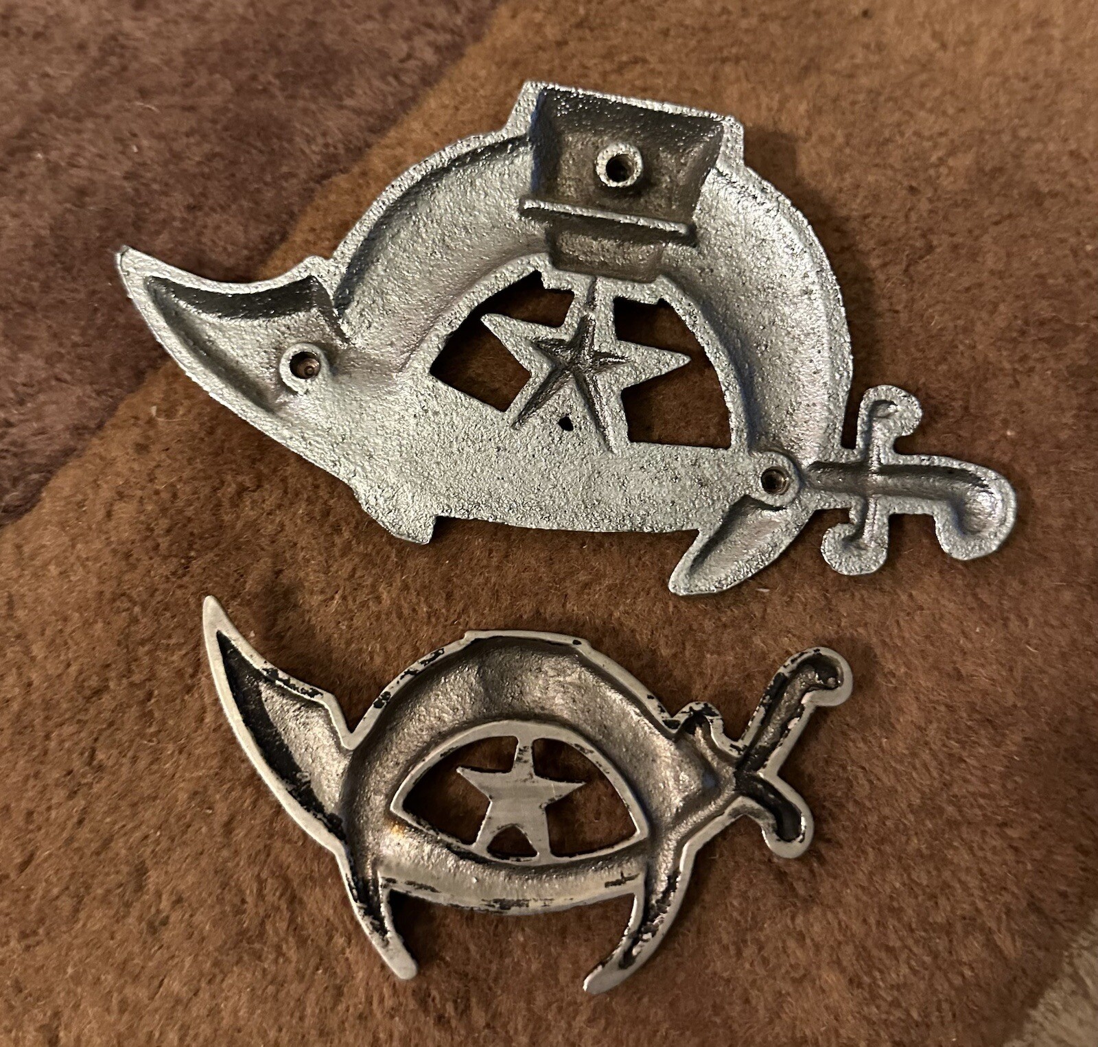 Vintage Shriner Masonic Automobile Car Crest Badge Emblem Lot Of 2 | eBay