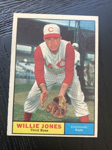 1961 Topps Cincinnati Reds Willie Jones #497 NM-MT+ Sharp, Clean, Low ...