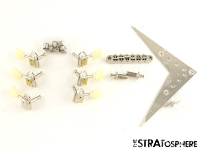 Epiphone Flying V LockTone Bridge String Thru Tailpiece + Tuners ...