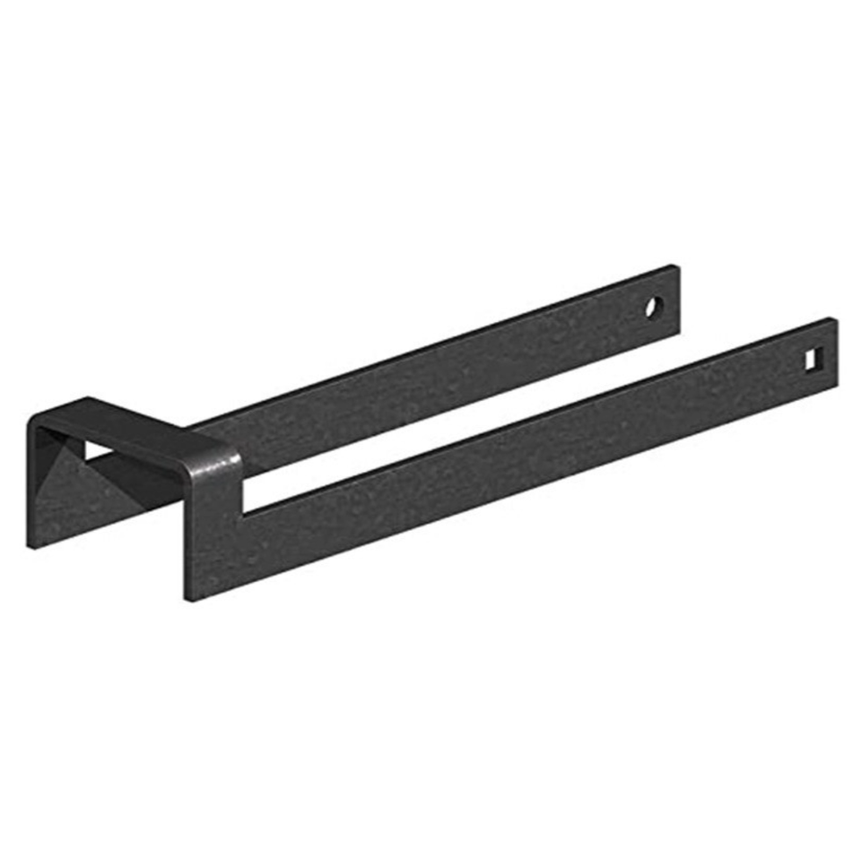 Throw Over Loop Gate Latch 12" 14" 18" Heavy Duty Galv Black 2" 3 ...