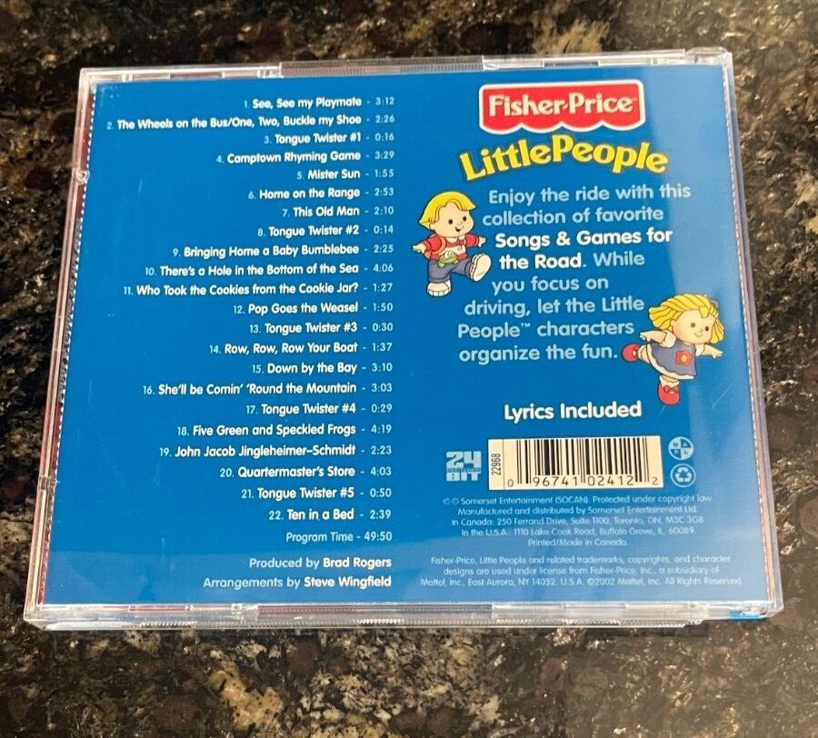 Fisher Price- Little People Songs & Games for the Road CD | eBay