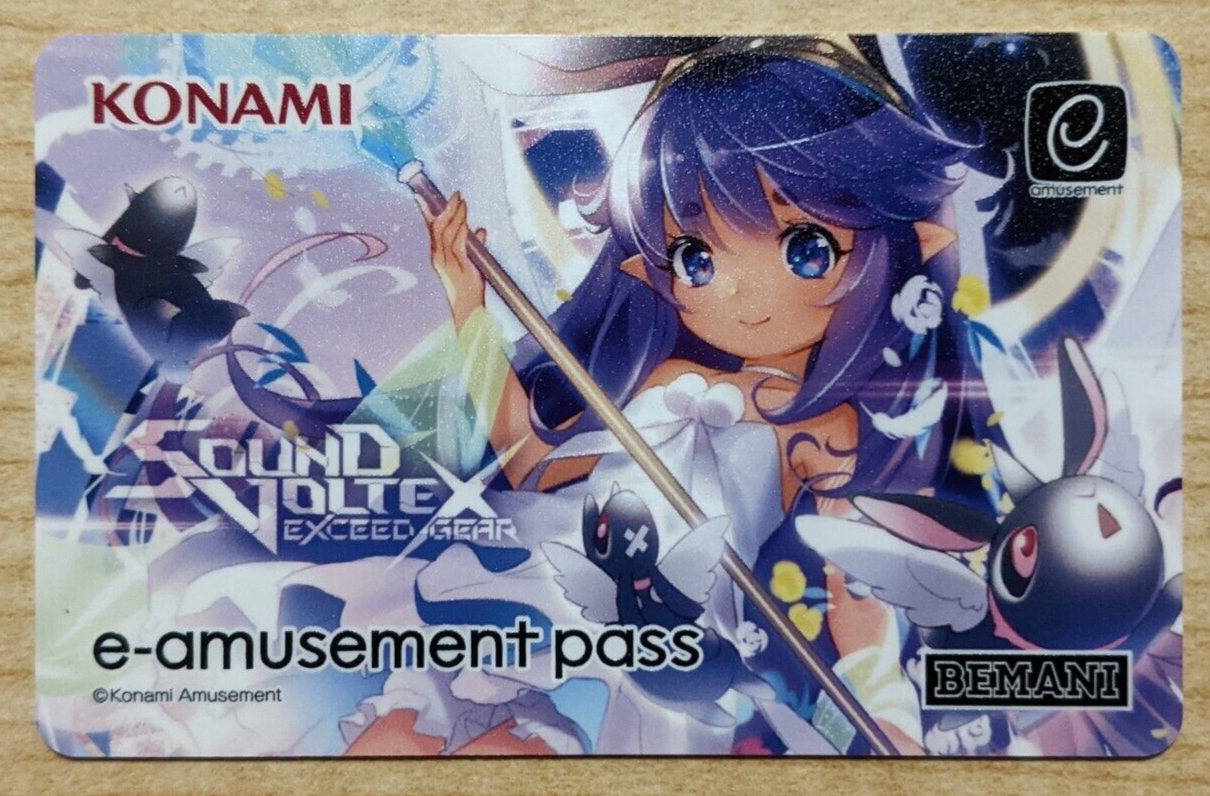 SHIPS FROM USA NEW Konami e-AMUSEMENT PASS Card Sound Voltex Exceed ...