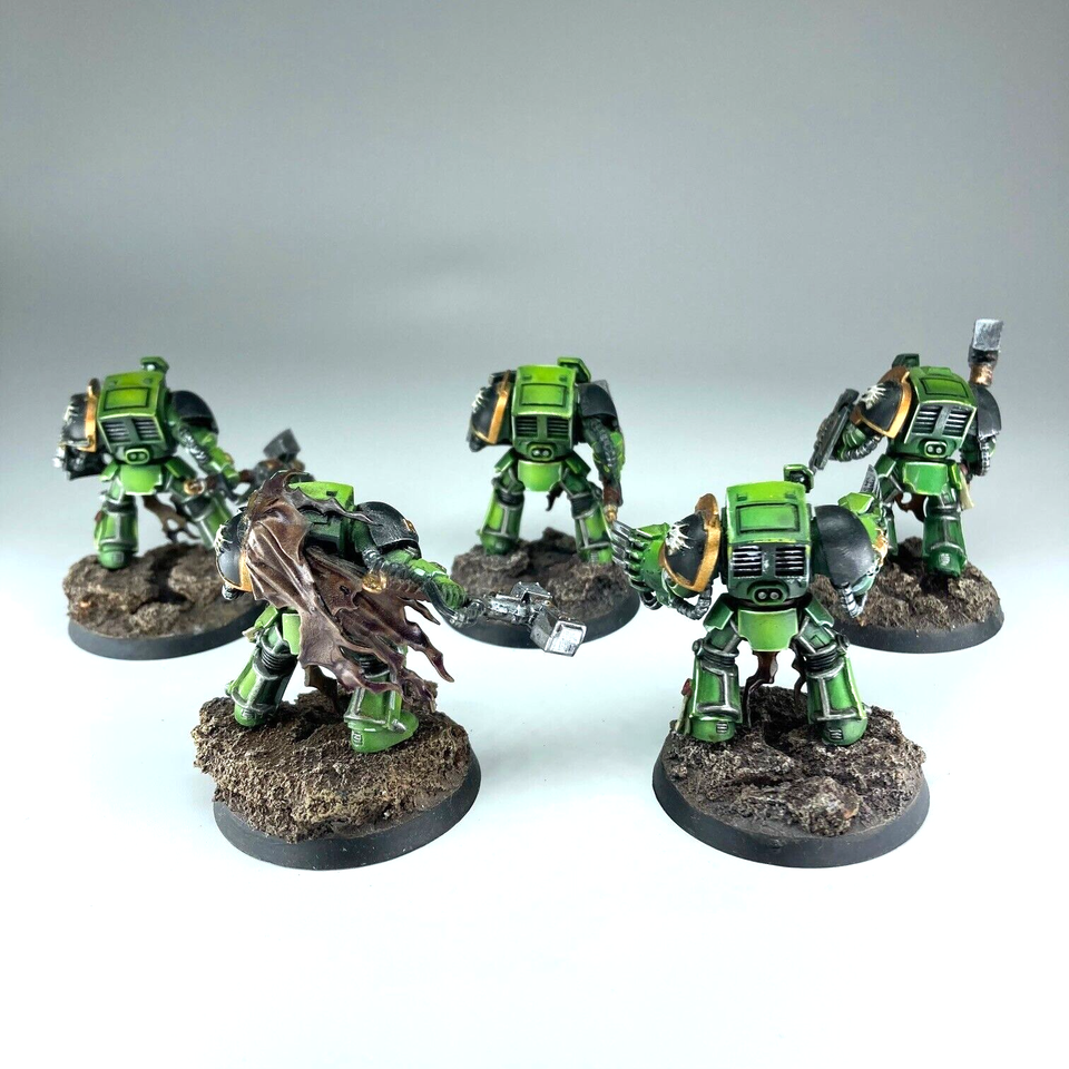 Salamanders Terminator Squad Space Marines - Painted - Warhammer 40K ...