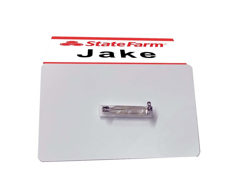 State Farm Jake Pin Plastic Card ID Movie Prop Pin | eBay
