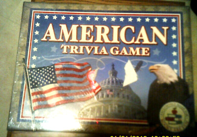 American Trivia complete game in factory sealed packaging. 12 and older ...