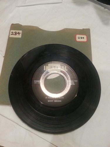 Ricky Nelson Stood Up / Waitin' in School 45 PS Imperial Rock & Roll ...