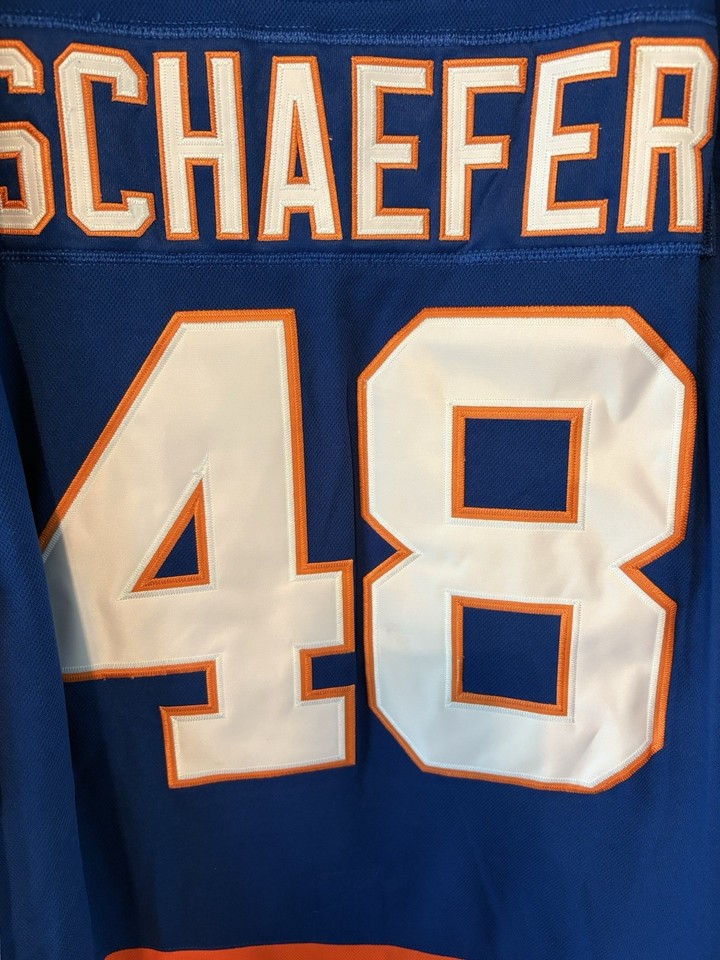 Matthew Schaefer Jersey NY Islanders # 48 Large "52" Front Pit To Pit ...