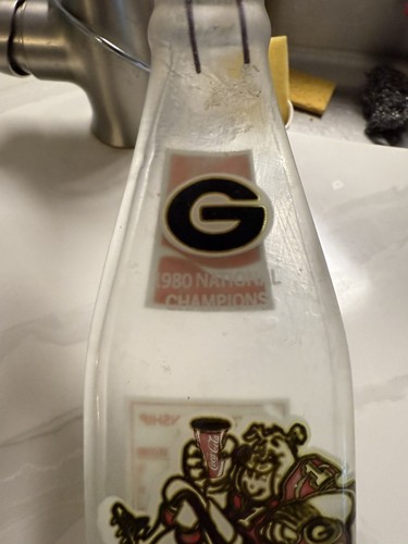 1980 NCAA National Champions Georgia Bulldogs Coca-Cola Soda Bottle ...