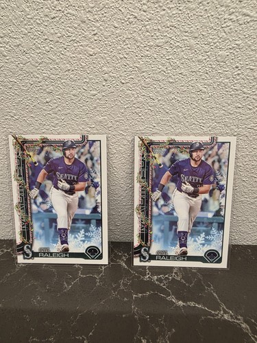 (2)Topps Chrome Holiday Cal Raleigh Seattle Mariners Baseball Trading ...