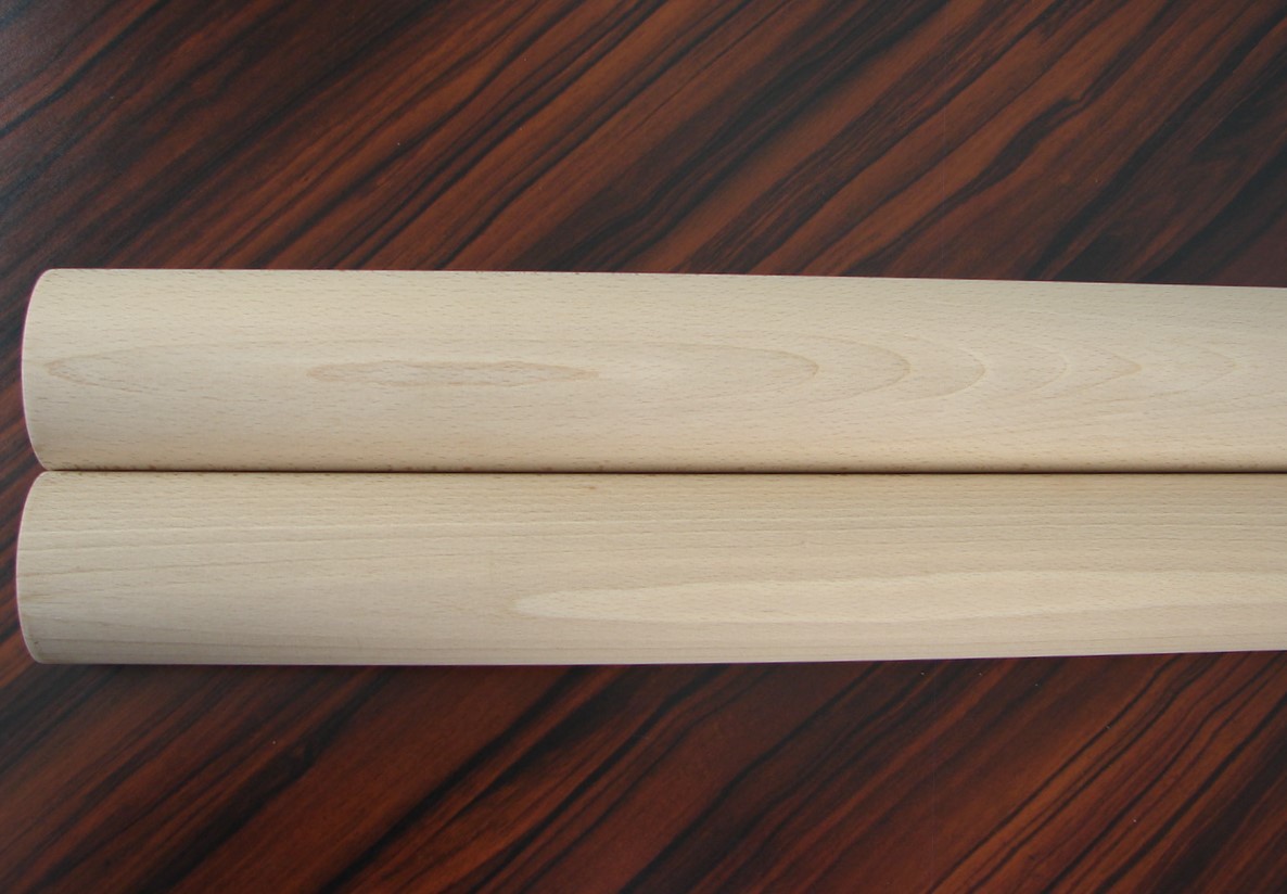 Rundstab Buche Ø 70 und 75mm x 1000mm Rundstäbe Holzrundstab Rundholz ...