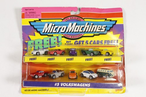 Galoob 1997 Micro Machines #5 Volkswagens w Free Cars Promotion ...