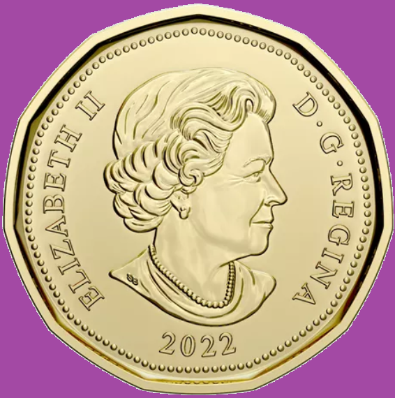 Full Set 2020 - 2024 Canada Colored Loonies. Six One Dollar $1 Coins ...