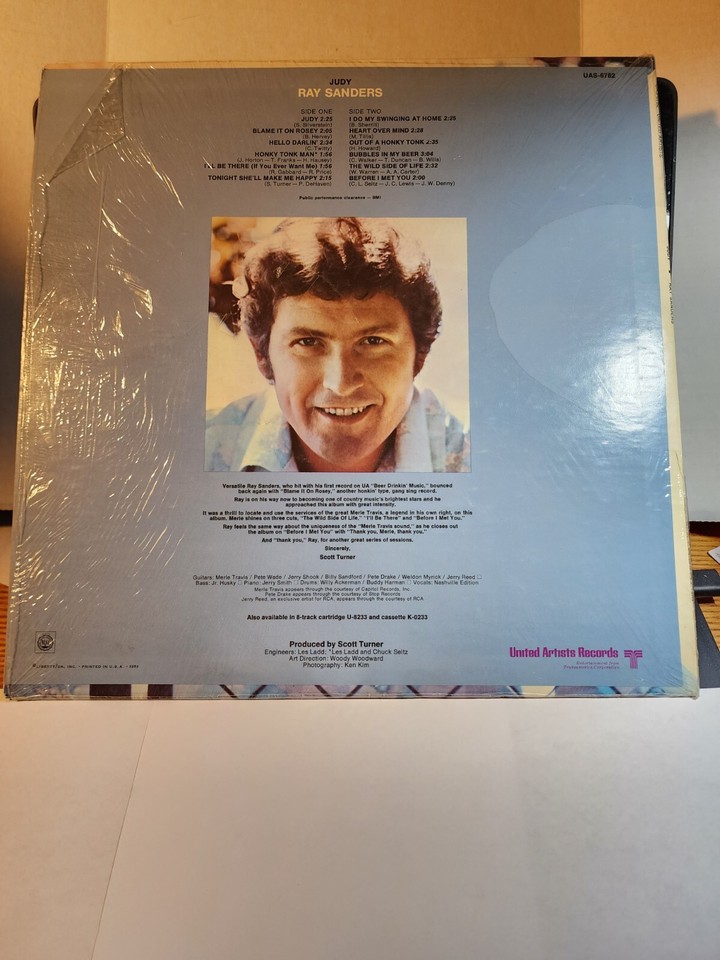 Ray Sanders "Judy" 1970 UAS VG R15 | eBay